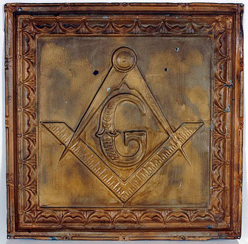 Masonic Ceiling Tile