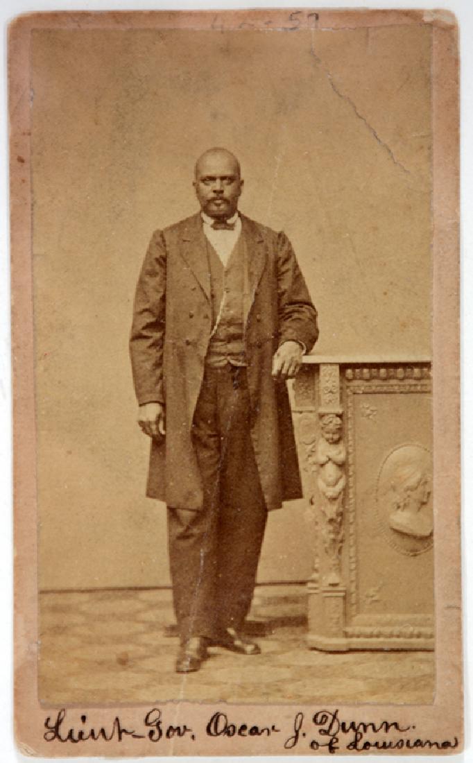 Carte de Viste Lt. Gov. Oscar J. Dunn of LA.