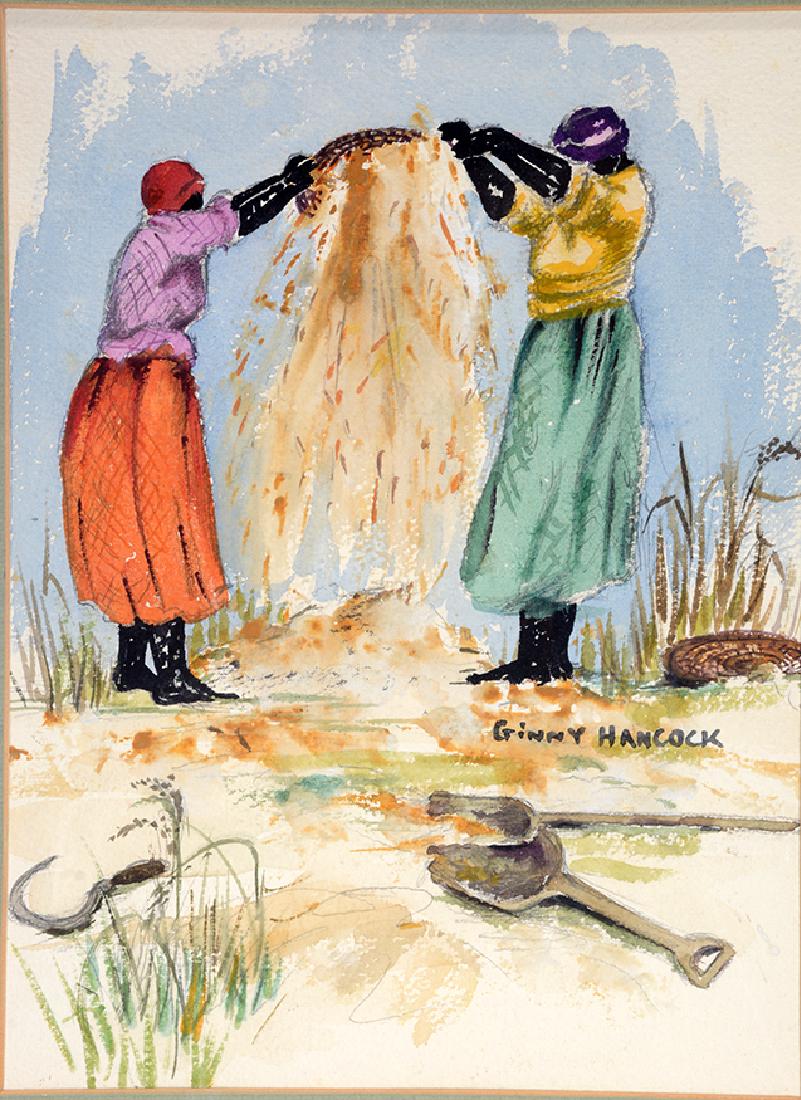 Ginny Hancock. Fanning Rice.