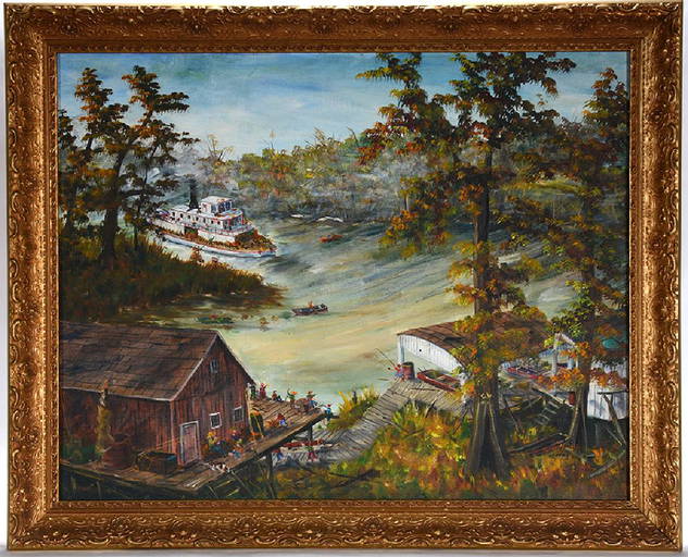 Gerald Lee Nees. Steamboat On The Mississippi.