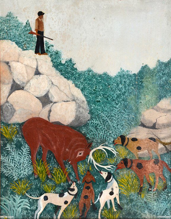Ellis Ruley. Stag Hunt.