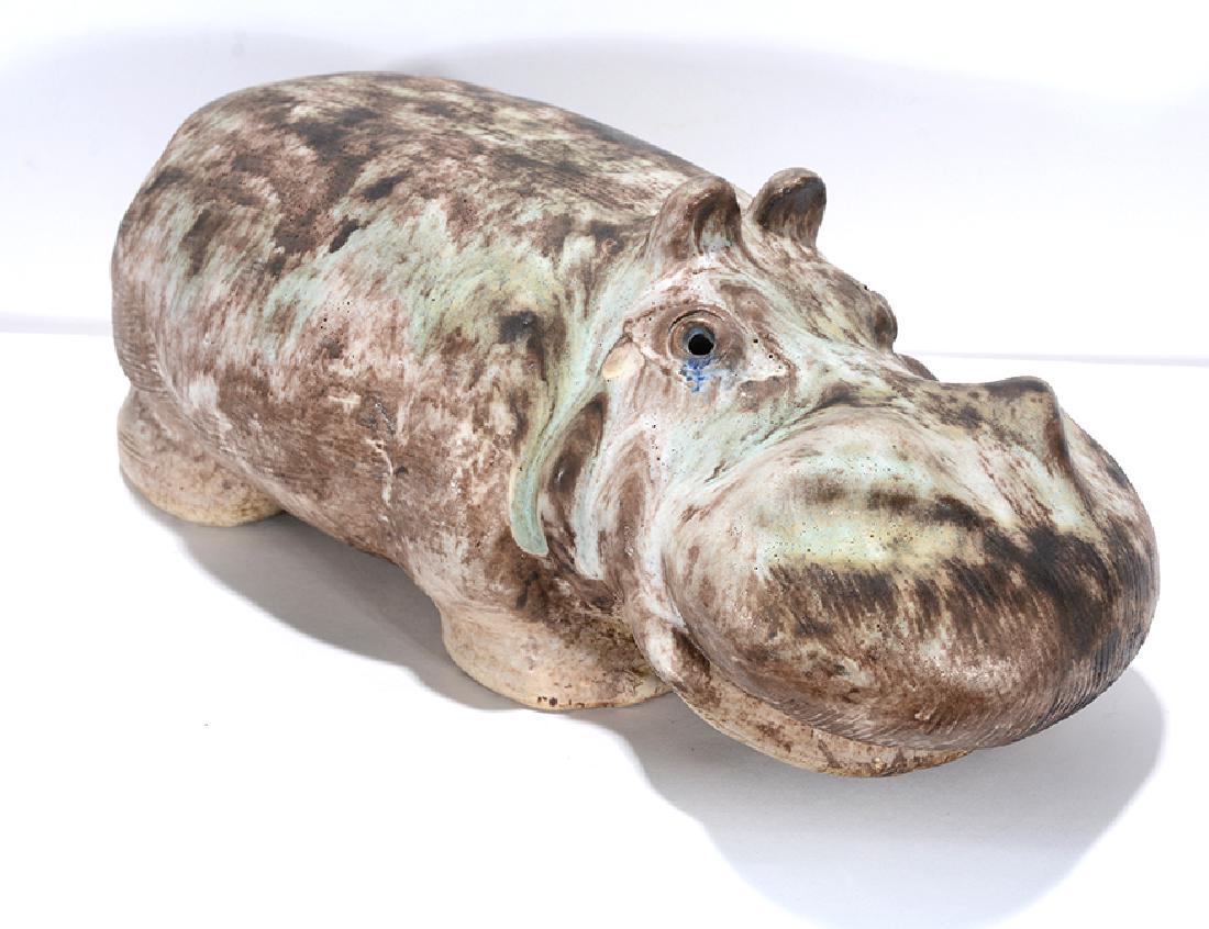 Mccarty Pottery. Hippo.