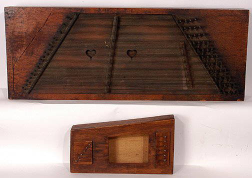 Hammered Dulcimer And Primitive Instrument