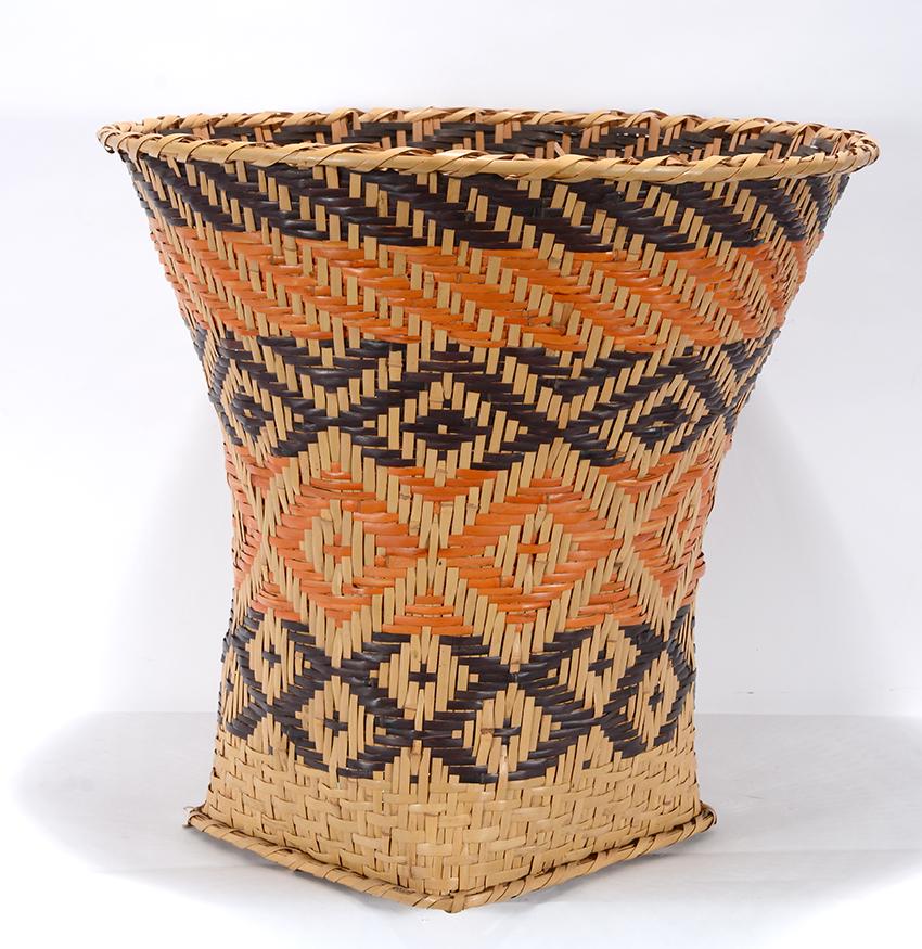 Choctaw Tribe. Lg Diamond Pattern Basket. - Apr 25, 2020 | Slotin Folk ...