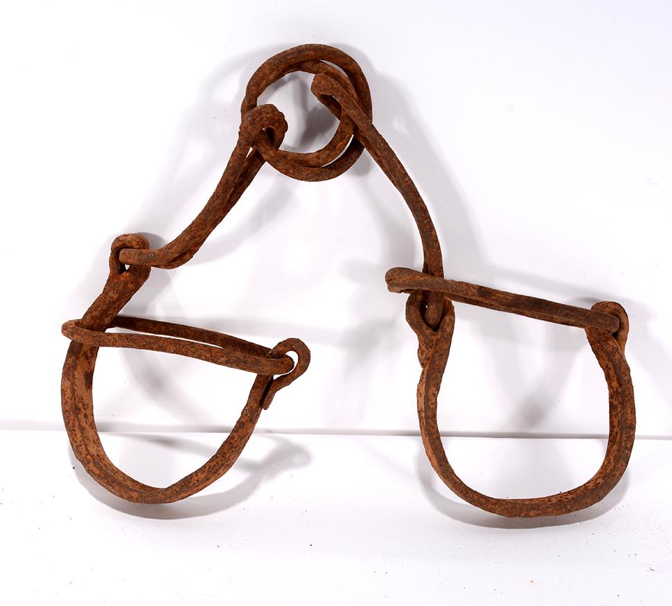 African Slave Shackles.