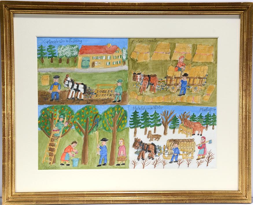 Max Raffler. The Four Seasons. - May 16, 2020 | Slotin Folk Art in GA
