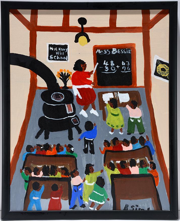Bernice Sims. Hickory Hill School. - May 16, 2020 | Slotin Folk Art in GA