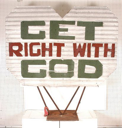 164: Harrison Mayes, Religious Sign.