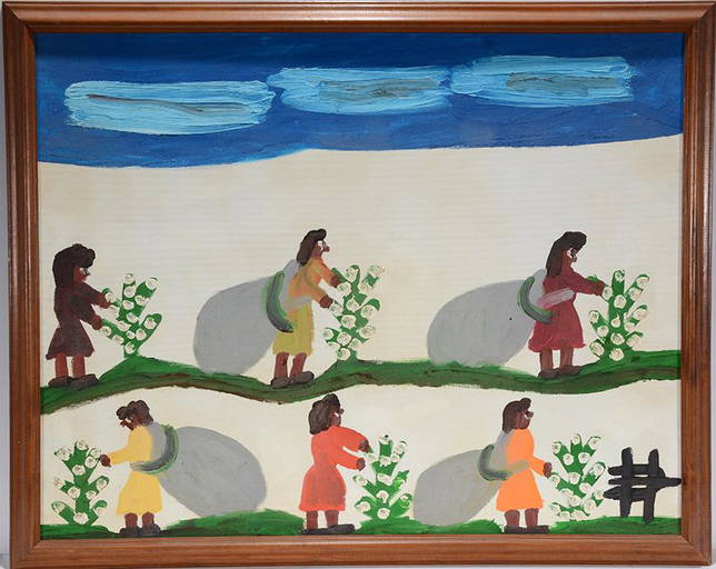 Clementine Hunter. Picking Cotton.