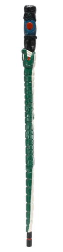 Herbert Singleton. Alligator Walking Cane.