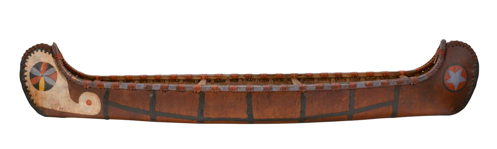 B.u. Hafeman. Birch Bark Canoe Model.