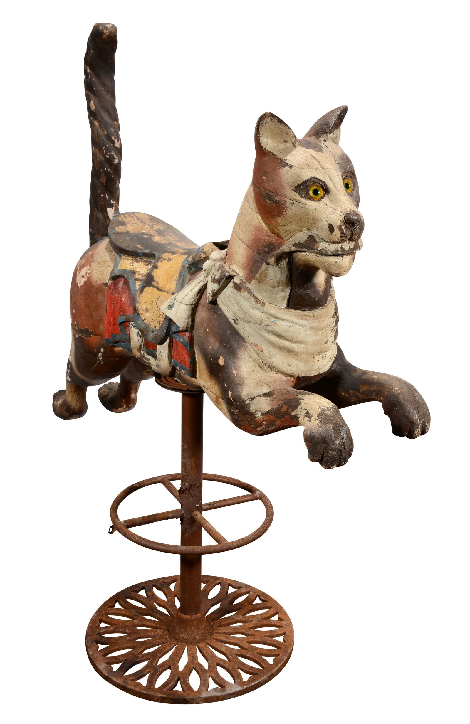Large Carousel Cat. - Nov 14, 2020 | Slotin Folk Art in GA