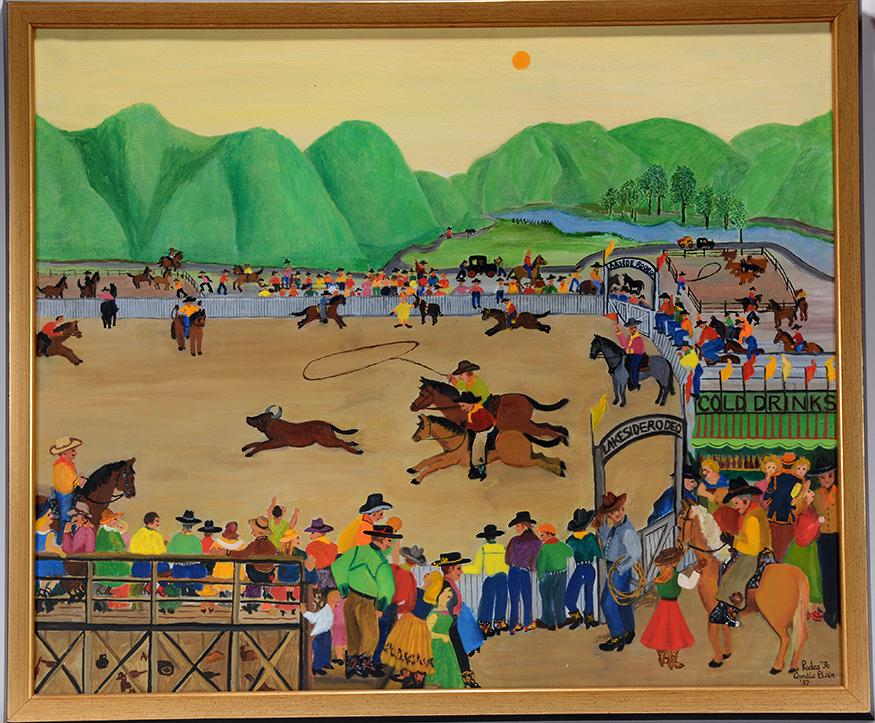 Camille Blair. Rodeo. - Nov 14, 2020 | Slotin Folk Art in GA