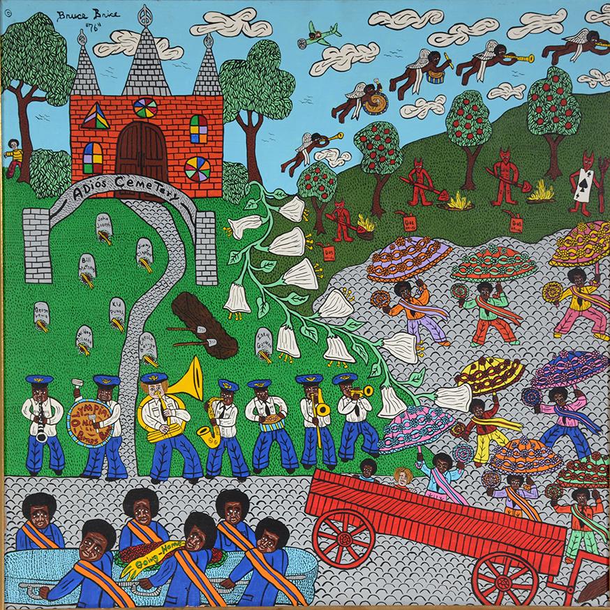 Bruce Brice. New Orleans Jazz Funeral. - Nov 14, 2020 | Slotin Folk Art ...