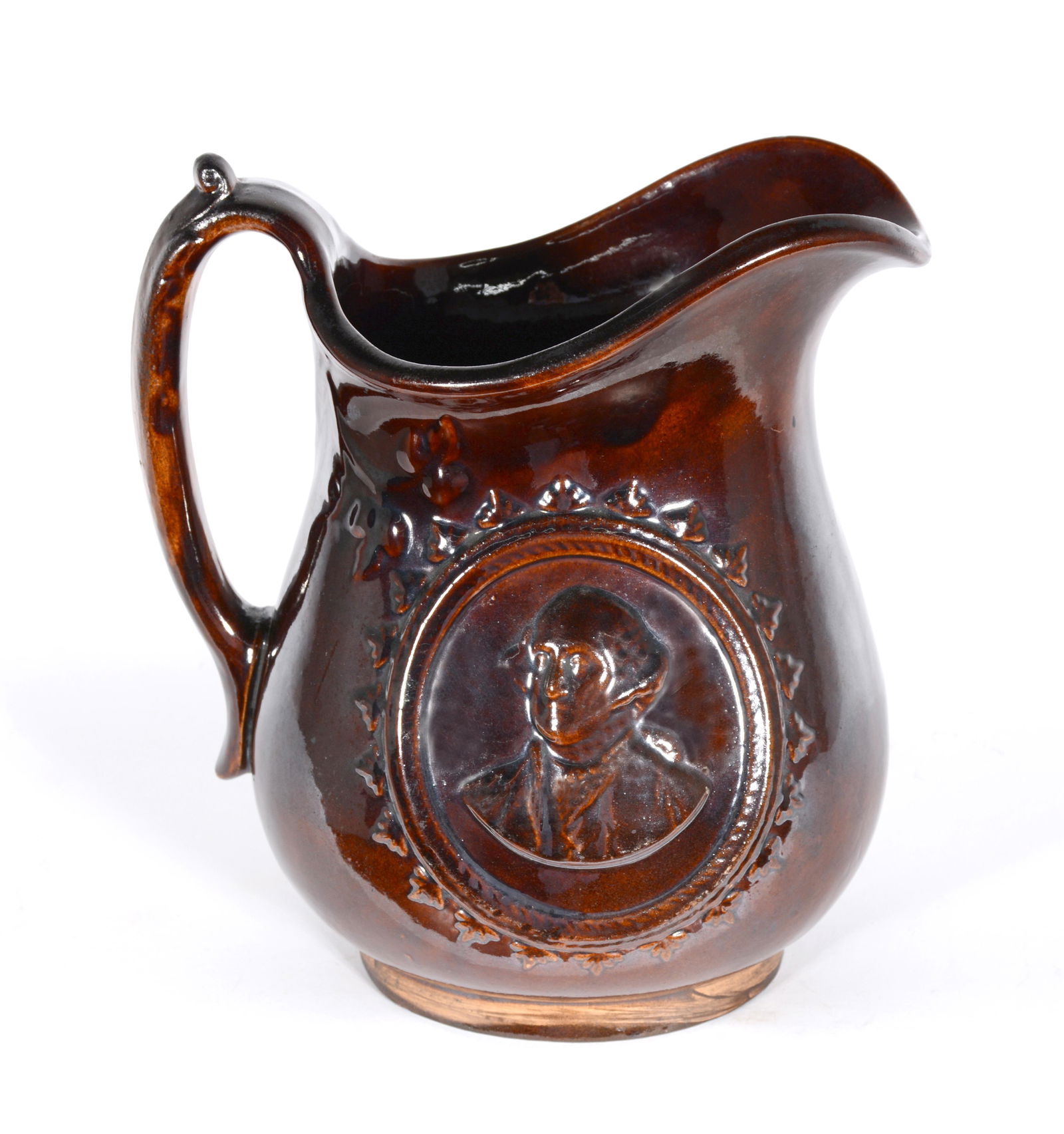 For Auction: Bennington Ware. Washington Portrait Pitcher. (#0321) on ...