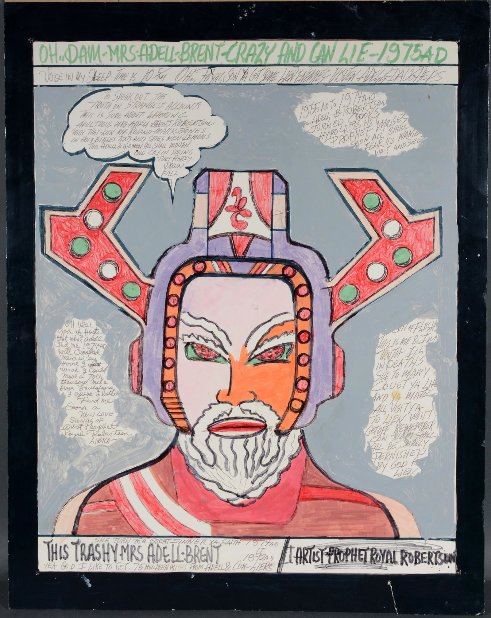 Prophet Royal Robertson. Dbl Son Of Flesh & Calendar.