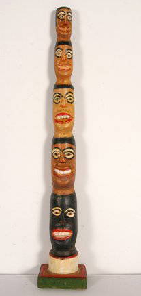 William Dawson. Five Head Totem.
