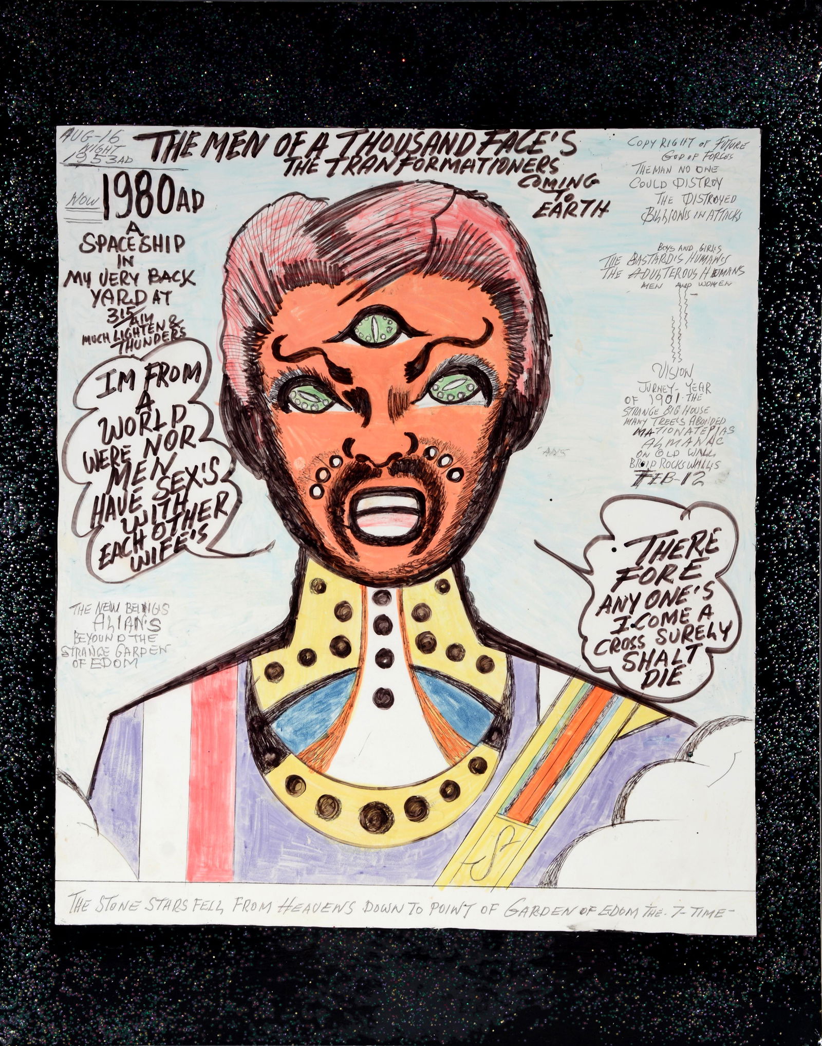 Prophet Royal Robertson. Men Of Thousand Faces. (#0099) on Aug 06, 2022 ...