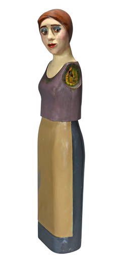 Gregory Gorby. Maid. (#0266) on Aug 06, 2022 | Slotin Folk Art in GA