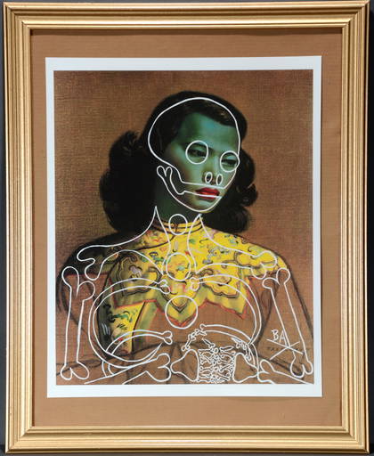 Butch Anthony. Green Girl. (#0419) on Aug 06, 2022 | Slotin Folk Art in GA