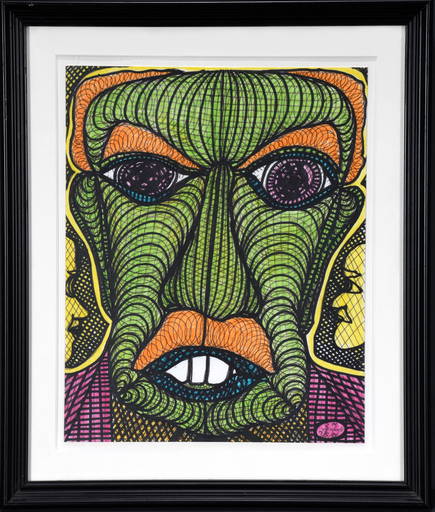 Ted Gordon. Green Portrait.