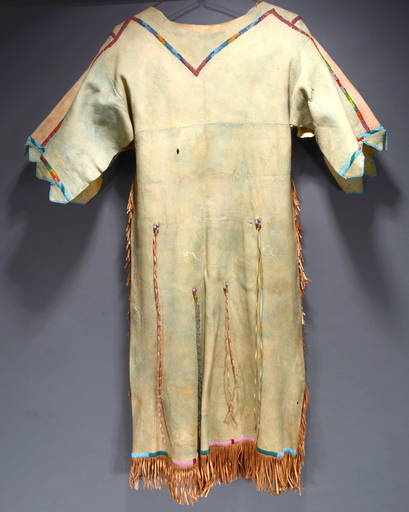 Native American Buckskin Puberty Dress.