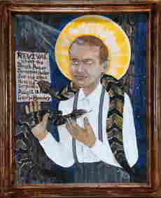 Carl Worner Folk Art Bottle Signed Dated 1907