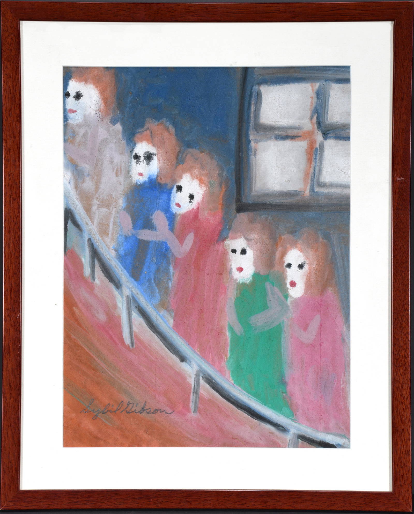 Sybil Gibson. Five Sisters On Staircase. (#0573) on Apr 23, 2023 ...