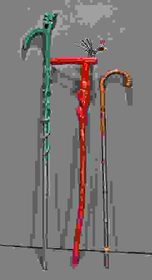 Three Strange Canes. Auction