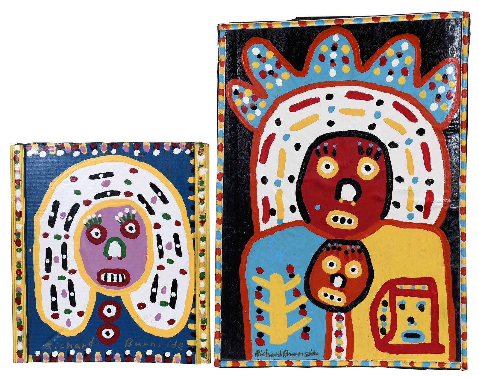 Richard Burnside. Two Portraits. Auction