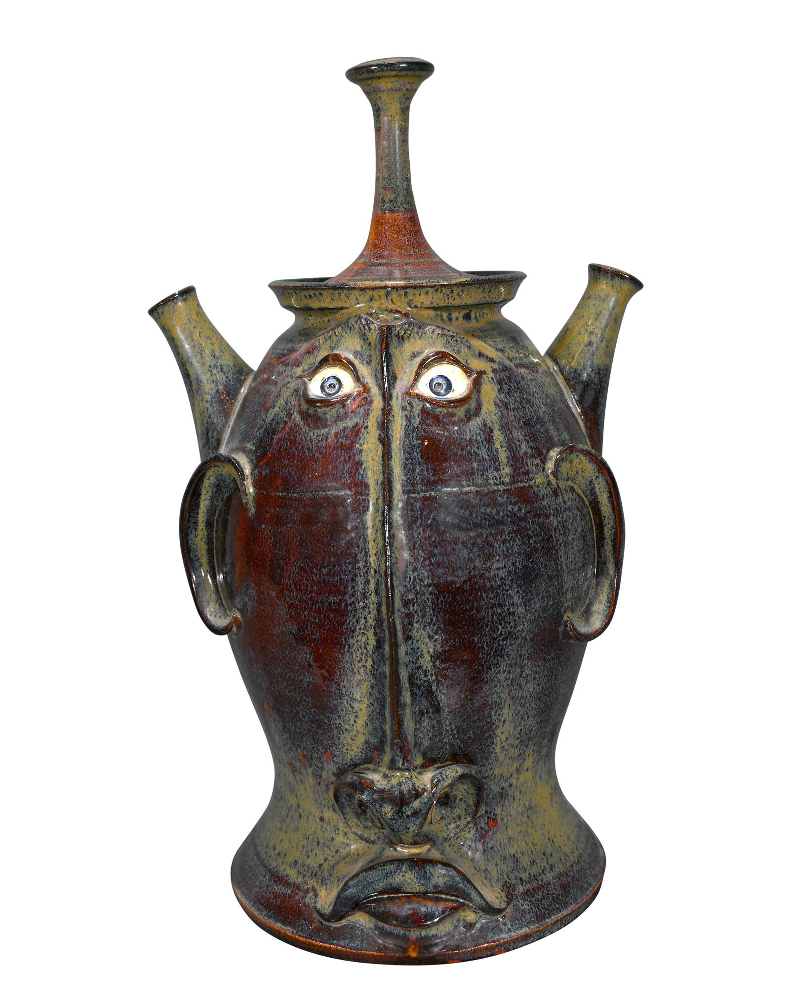 Roger Corn. Early Hot Coffee Pot. Auction