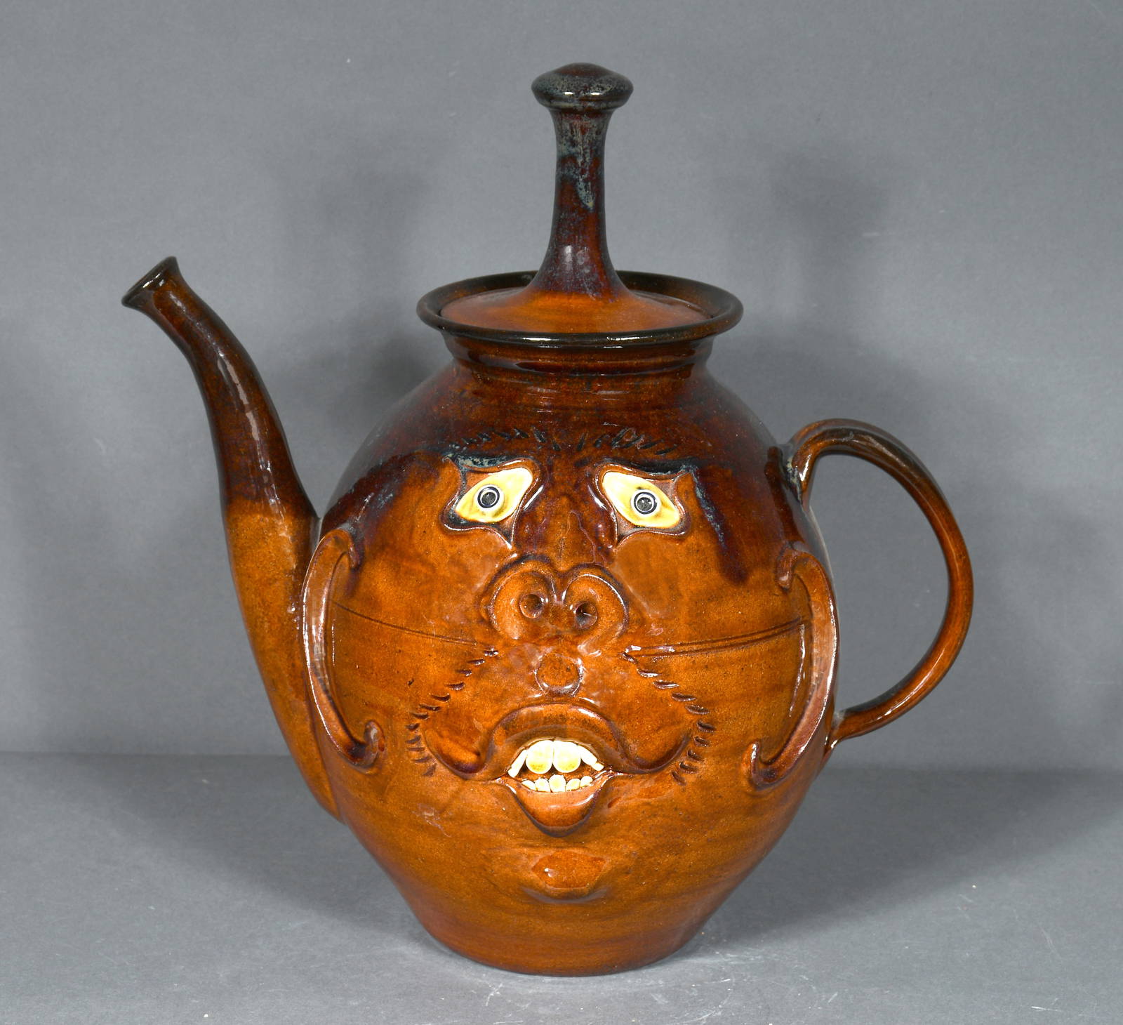 Roger Corn. Large Tea Kettle. Auction