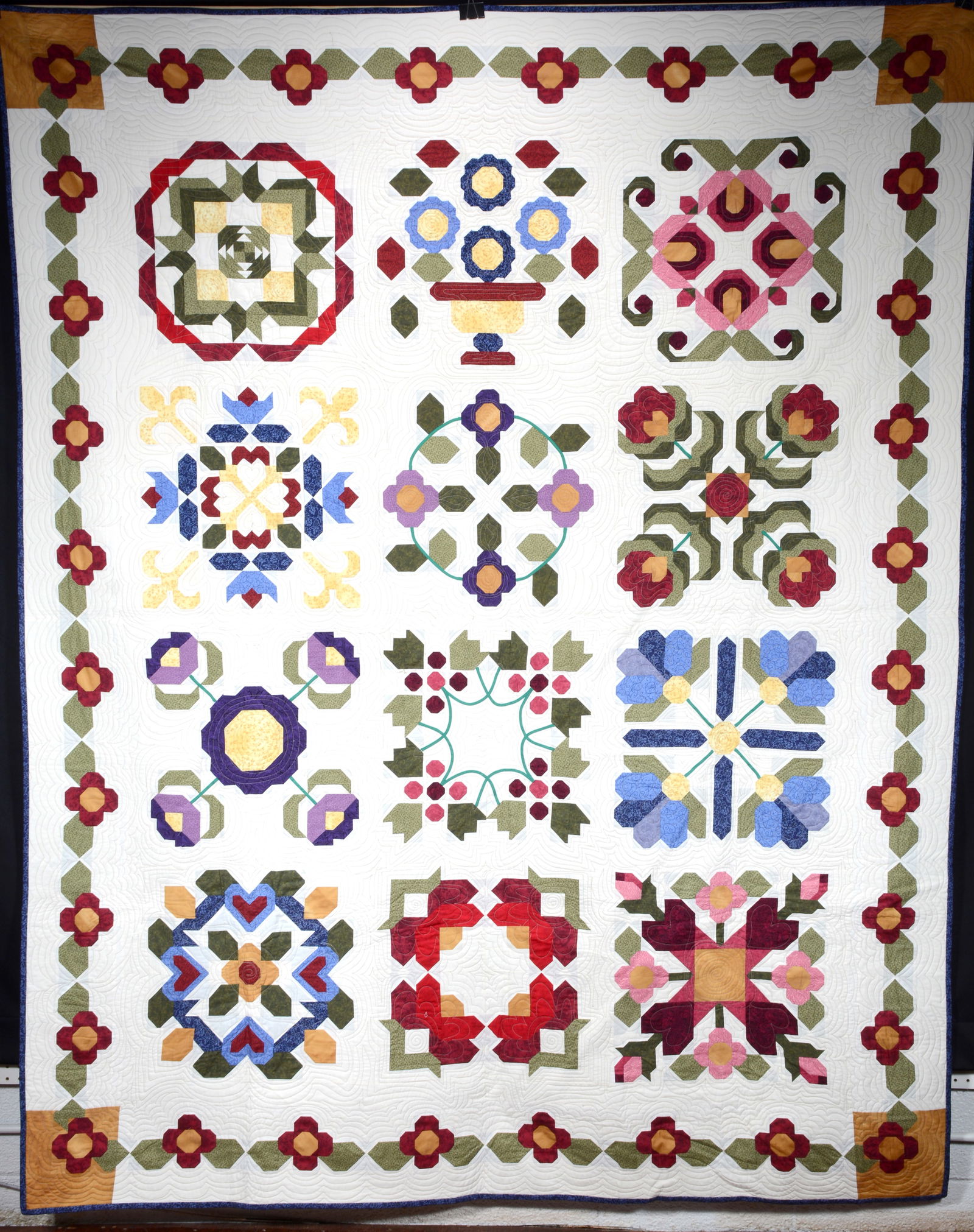 Wynne Stewart. Quilted By Linda Crouch. Pieces Of Baltimore Cotton ...