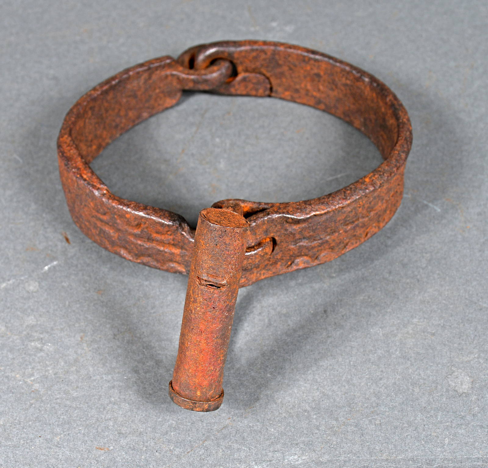 Wrought Iron Slave Collar. Auction