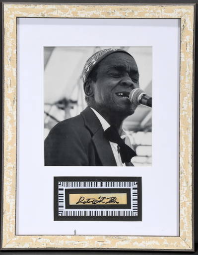 Emery "detroit Junior" Williams, Jr. Photograph With Signature On Piano ...