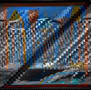 Jimmy Lee Sudduth. Large White Toto. Auction