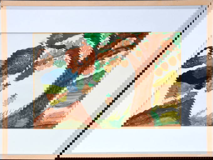 Juanita Rogers. Girl Under The Pear Tree.