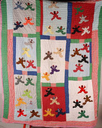 Sarah Mary Taylor. Plague Of Frogs Quilt.