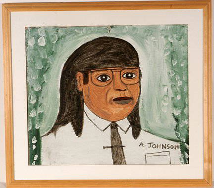 Anderson Johnson. Self Portrait.
