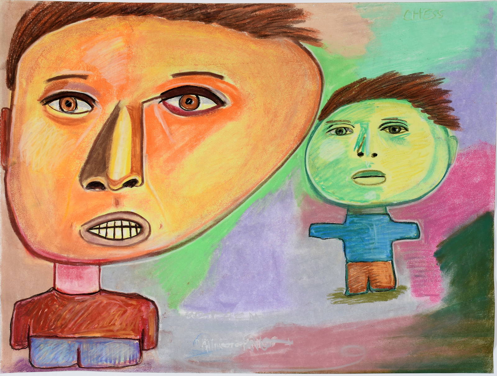 Tim Chess. Two Boys. Auction