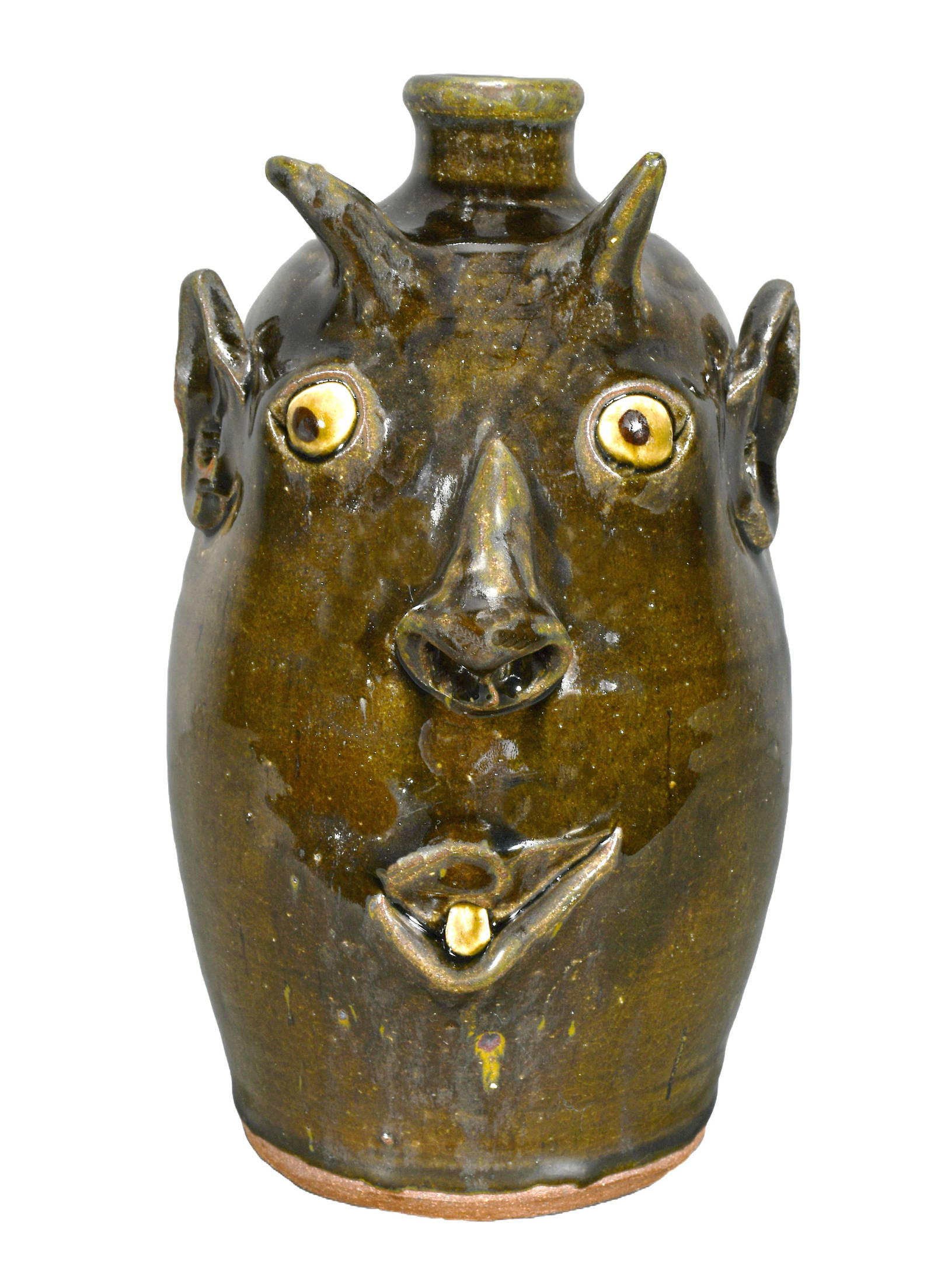 David Meaders. Devil Face Jug. Auction
