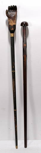 Hand And Octagon Canes.