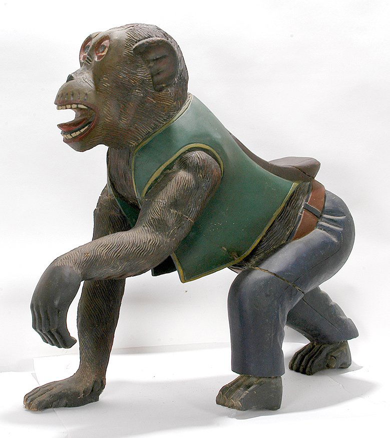 Unknown Maker. Child’s Carousel Monkey.