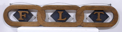 189: Odd Fellows Three Link Sign
