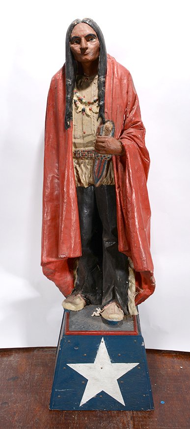 Trade Sign. Paper Mache Storefront Indian. - Apr 30, 2016 | Slotin Folk ...