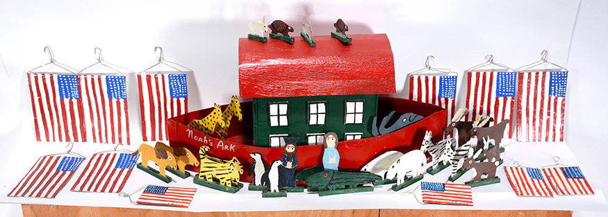 Tubby Brown. Noah’s Ark And 20 American Flags