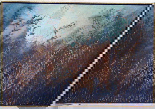 358: Alan Rabold Hippie Painting - Feb 11, 2006 | Slotin Folk Art in GA