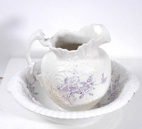 Menelik Water Basin And Pitcher