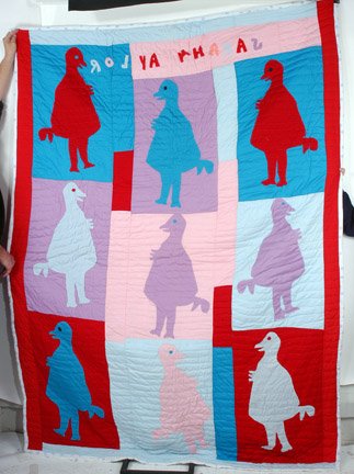 196: Sarah Mary Taylor Big Bird Quilt