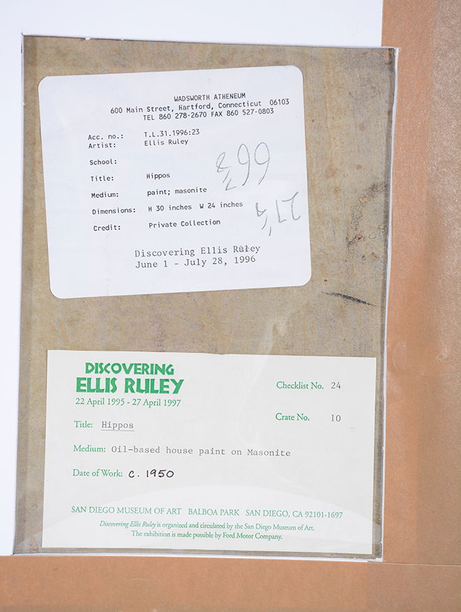 Ellis Ruley. Hippos.